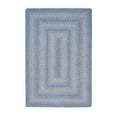 Homespice Sky Blue Braided Area Rug 6x9' Large Braided Area Rugs for a ...