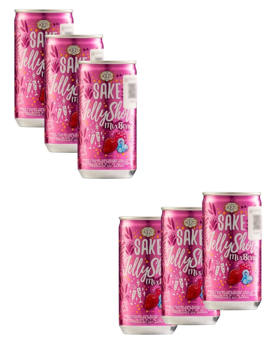 Six Pack Sake Ozeki Ikezo Jelly Mix Berry 180 Ml Ikezo Sake | Walmart ...