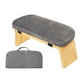 awjaisca Wooden Meditation Bench Ergonomic Folding Meditation Chair ...
