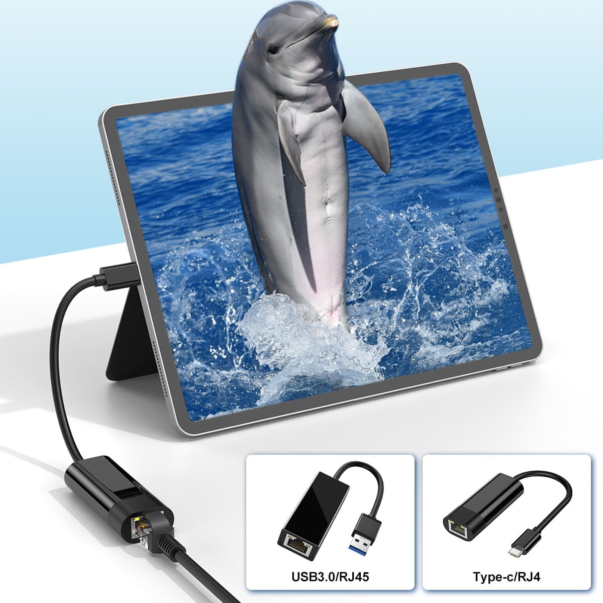 ODOMY Portable Network Adapter USB to Ethernet Adapter Cable,USB 3.0 to ...