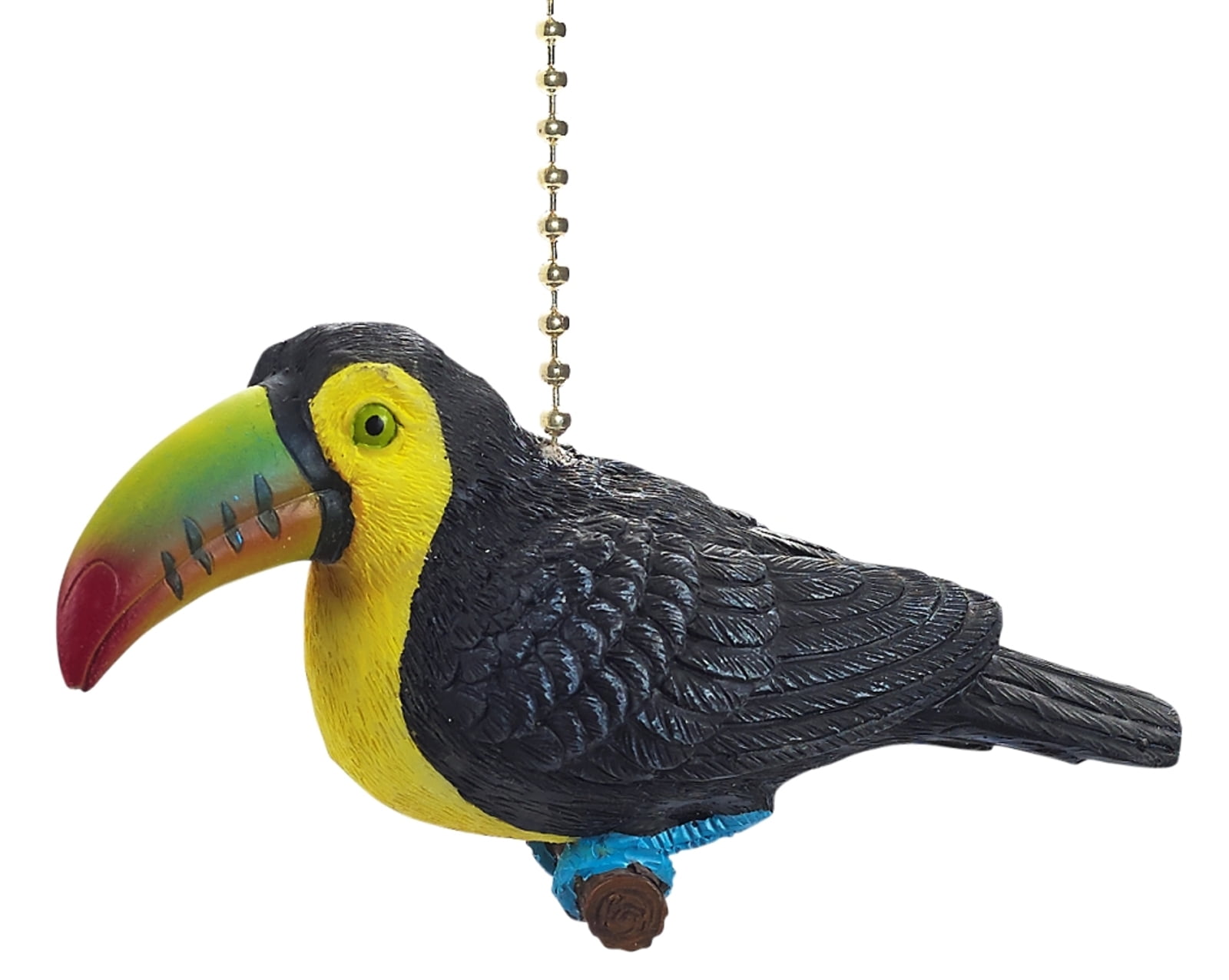 Tropical Toucan Bird Decorative Ceiling Fan or Light Pull 3 Dimensional ...