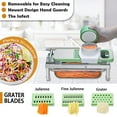 Stainless steel Vegetable Chopper, Veggie Chopper With 8 Blades, Onion ...