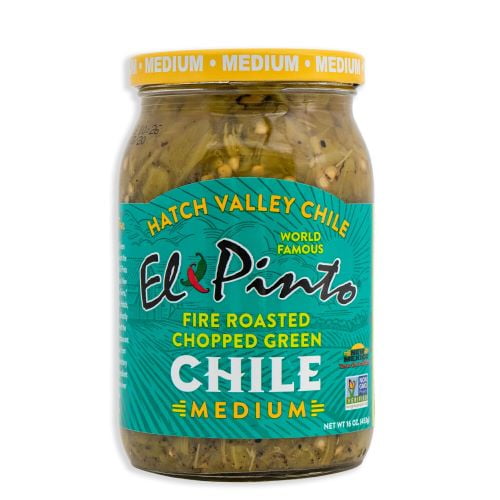 El Pinto Salsa El Pinto Med Roasted Green Chile 16z - Walmart.com ...
