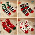 Wivi Women's Christmas Fuzzy Fluffy Socks Winter Warm Cozy Socks Cute ...