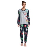 Disney’s 100th Anniversary Women's Matching Family Pajamas Set, 2-Piece ...