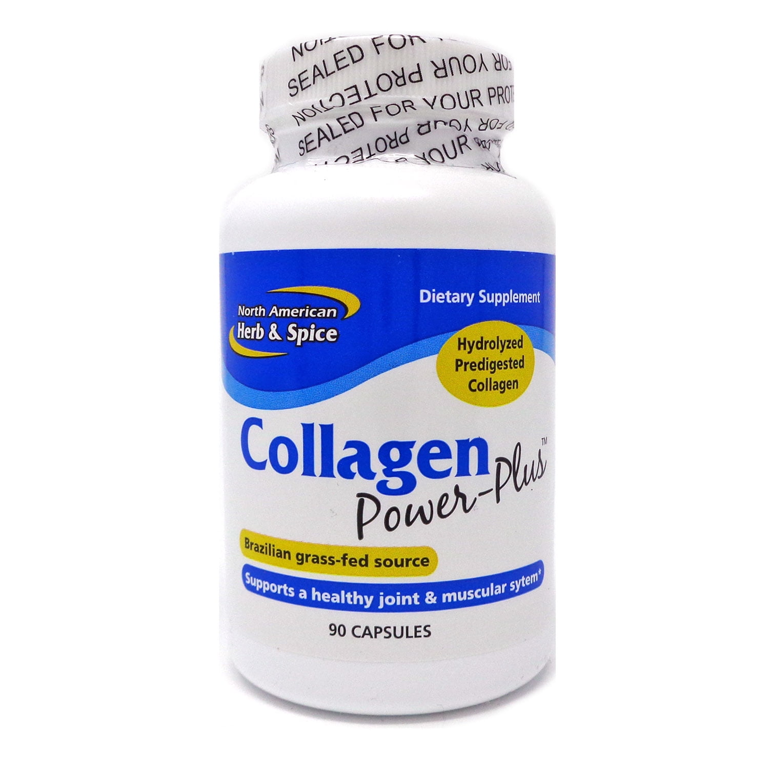 Collagen Power Plus - 90 Capsules by North American Herb and Spice ...