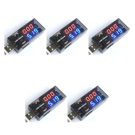 Goriertaly 1/2/3/5 USB Port Current Voltage Meter Mobile Voltmeter ...