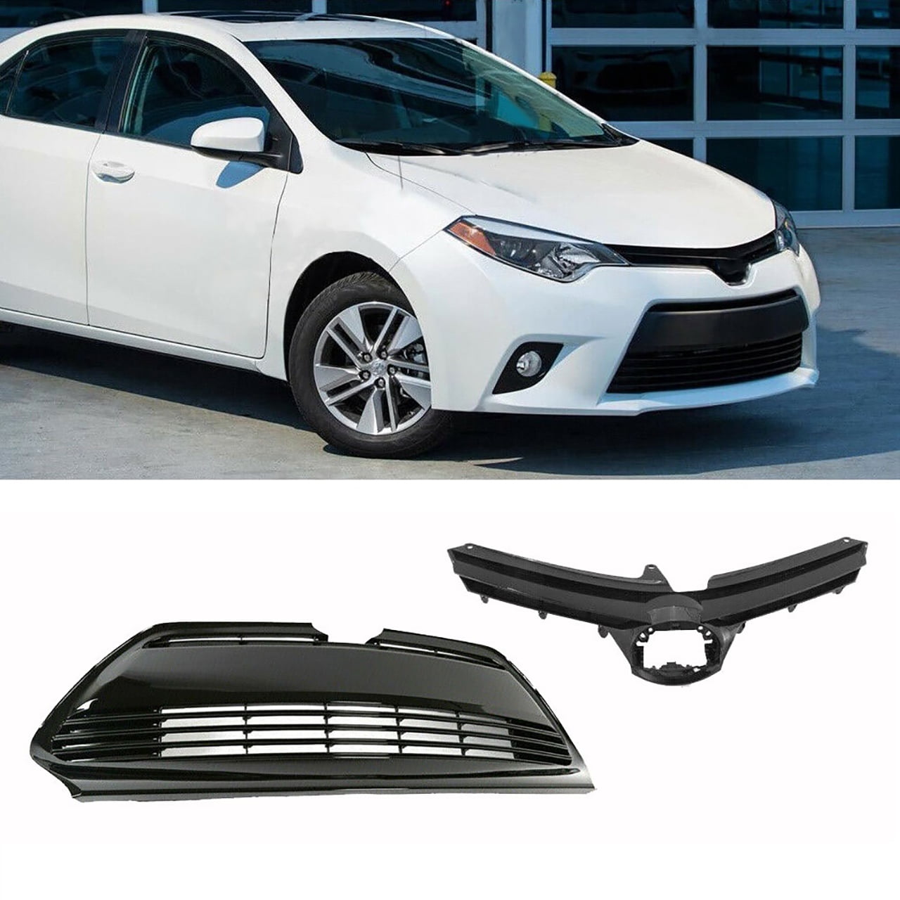 Labwork Front Upper & Lower Grilles 5311202730 5311102B00 Fit for 2017 ...