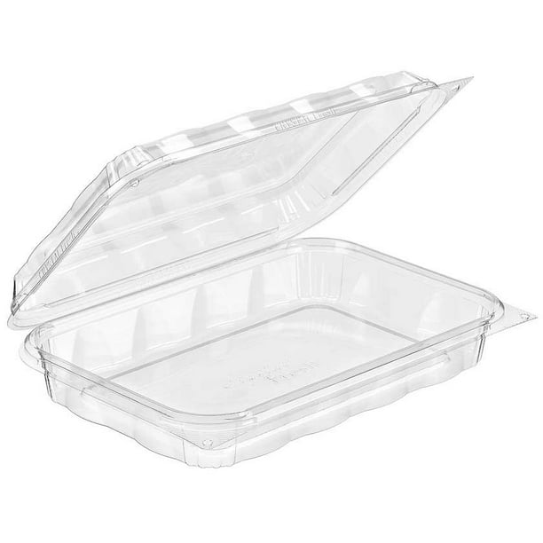 Inline Plastics Crystal Fresh Clear Container, 8.75 x 5.75 x 1-13/16 ...