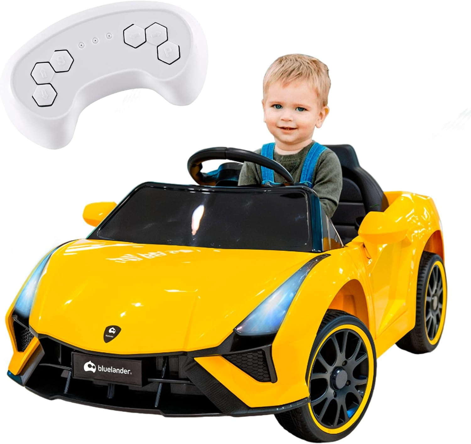 Carro Electrico Bluelander, Carro Montable para Niño y Niña, Tipo ...