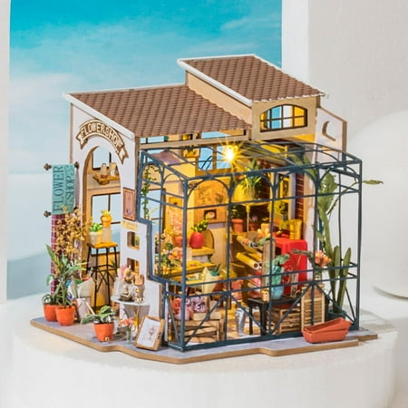 Miniature House Kit, DIY Dollhouse Kit Crafts for Adults, 1:24 Scale ...