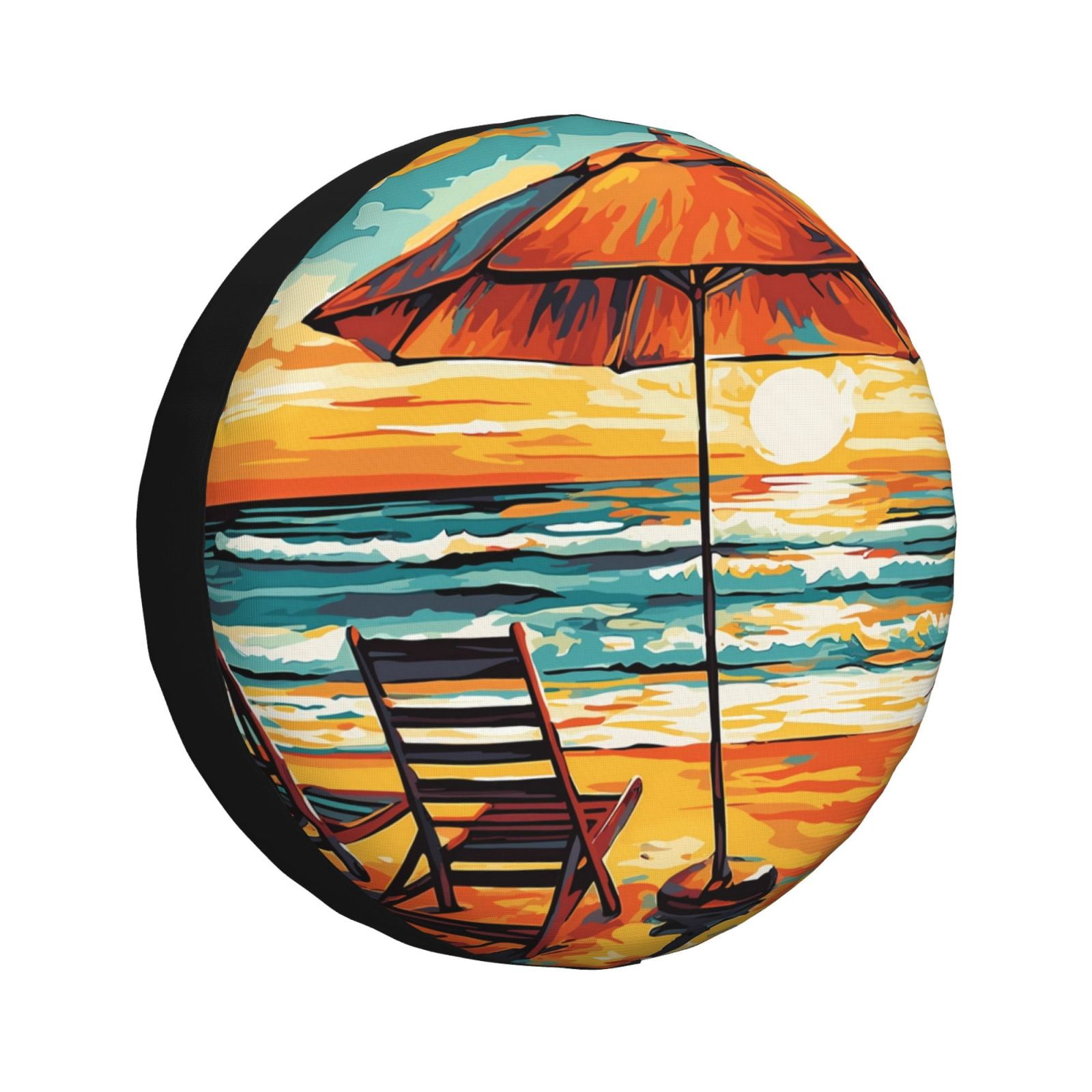 Balery Beach Umbrella Sunset Cubiertas para Neumáticos - Protector ...