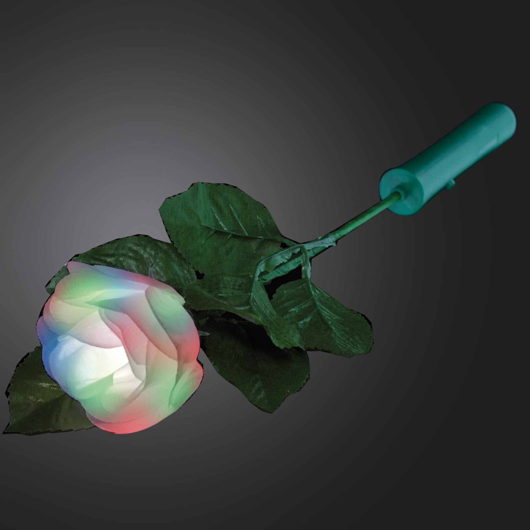 FlashingBlinkyLights 8 Color Light Up Rose with White Petals - Walmart.com