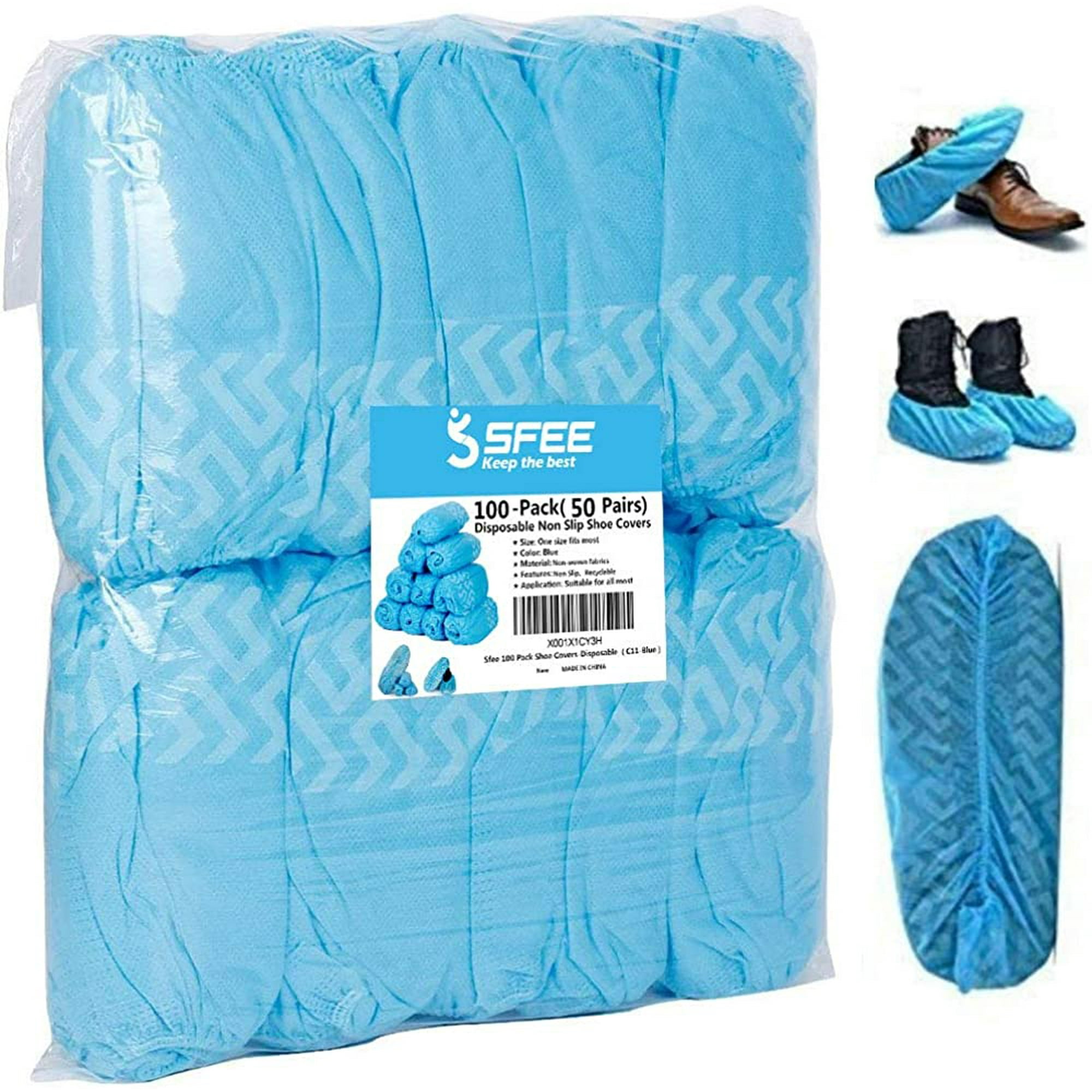 Click here for Jew 100 Pack Shoe Covers-Disposable Hygienic  Non... prices