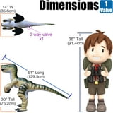 Jet Creations, Inflatable Velociraptor Dinosaur, 51 Inches, Large ...