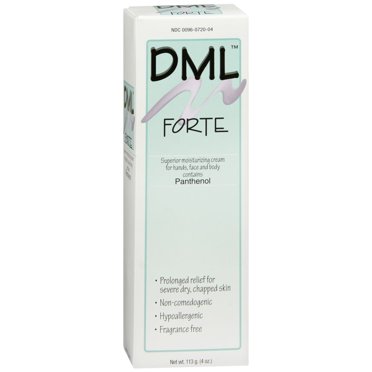 DML Forte Super Moisturizing Cream with Panthenol for Hands, Face, and ...