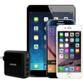 Anker PowerPort 4 - Power adapter - 40 Watt - 8 A - IQ - 4 output ...