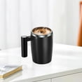 Dienrx Beige Smart Coffee Mug with Temperature Display & Auto Stirrer ...