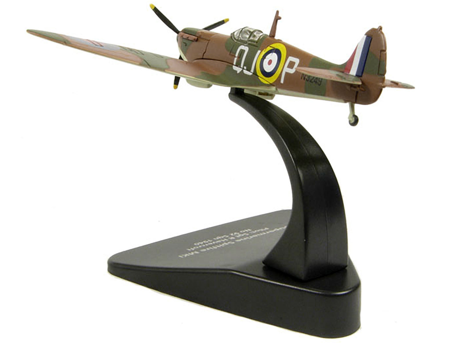 Diecast Supermarine Spitfire MK1 SGT R. Havercroft No 92 Sqn 1940 1/72 ...