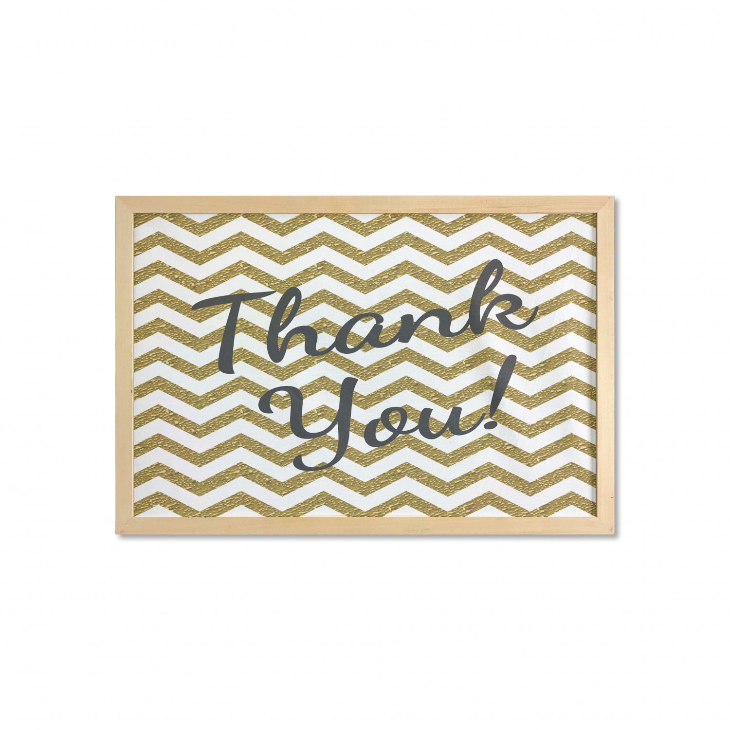 Modern Wall Art with Frame, Geometric Zig Zag Colored Little Stones ...