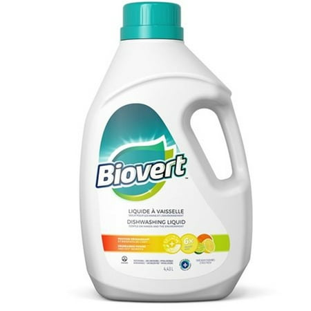 Biovert Dishwashing Liquid - Citrus Fresh Scent 4.43 L | Walmart Canada