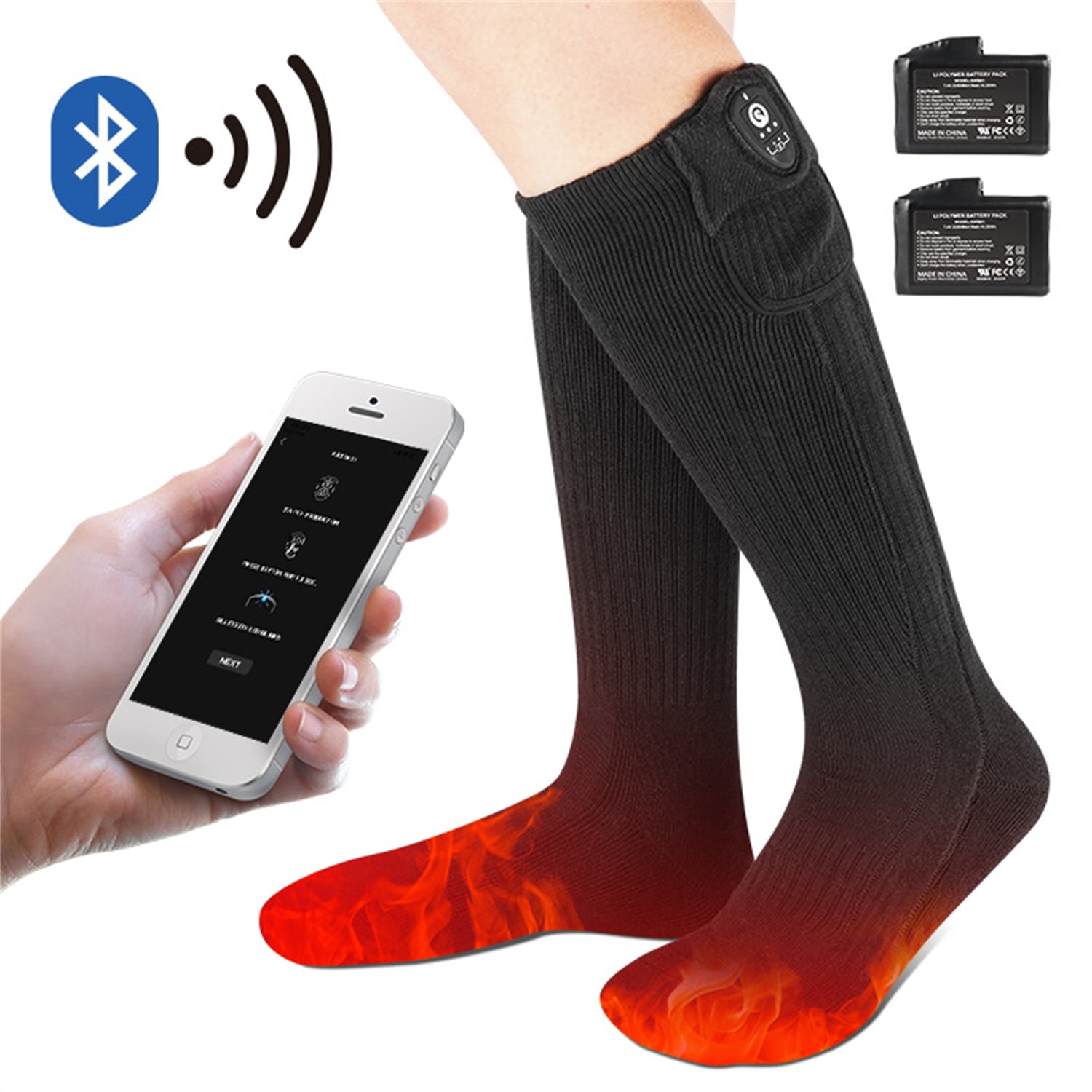 Click here for Savior Heated Heated Socks For Men Women With App... prices