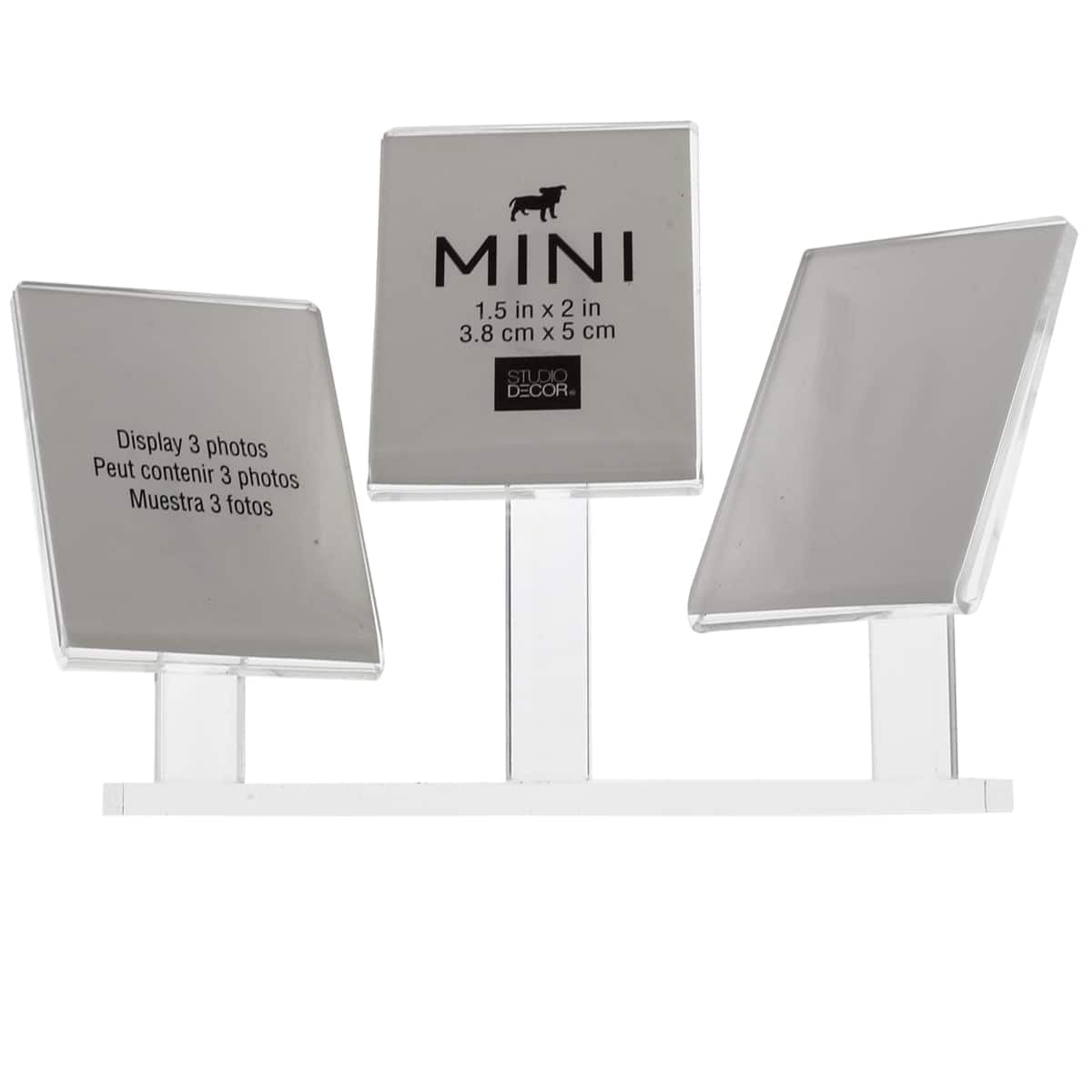 24 Pack: 3-Opening Mini Pedestal Frame By Studio Décor® - Walmart.com