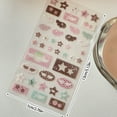 Adhesive Glittering Sticker Star Strawberries Musical Note Themed ...