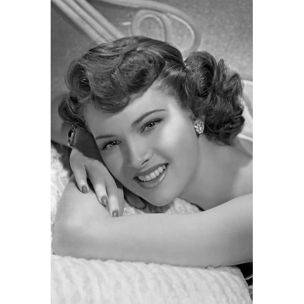 Frances Rafferty sweet smile on hands face shot 24x36 Poster - Walmart.com
