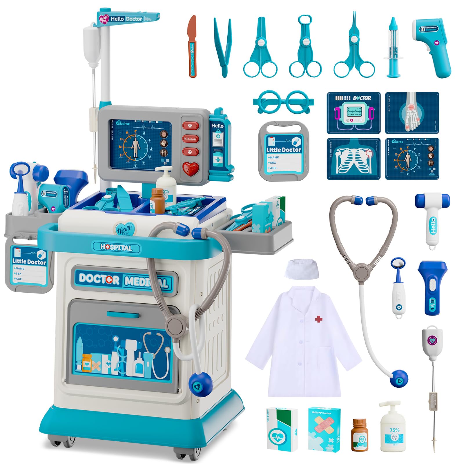 Click here for Aurotops Doctor Kit For Toddlers 3-5  26 Pcs Docto... prices