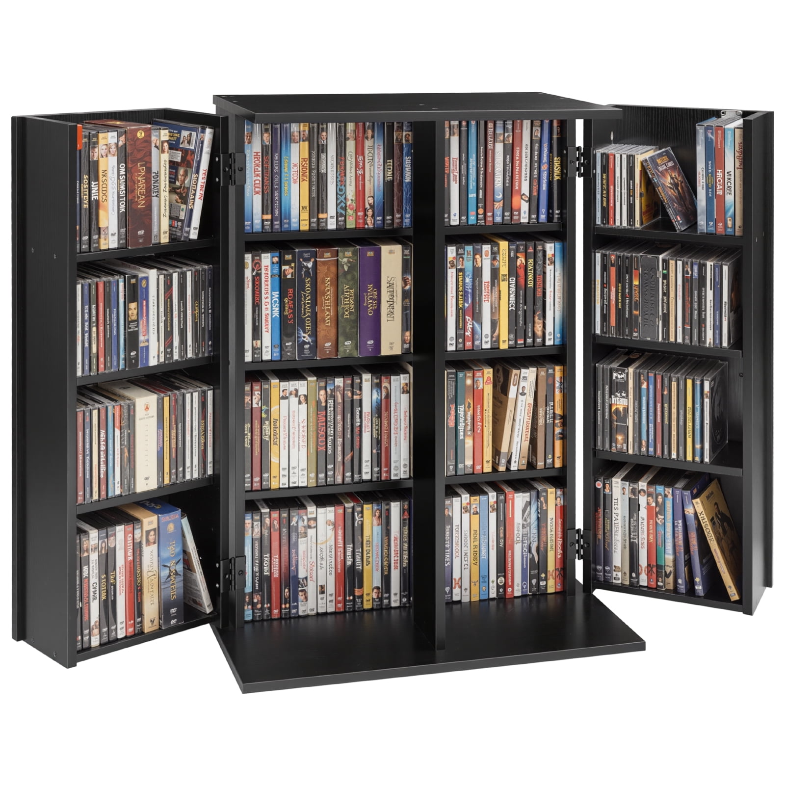 Click here for Vevor Media Storage Cabinet  4-Tier Dvd Shelf Orga... prices