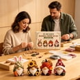 Beaded Gnome DIY Kit - 4-Piece Holiday Bead Art Set for Home Decor ...