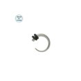 Pair of Ear Taper Circular Steel Stretcher/Taper - 14G - 0 Gauge ...