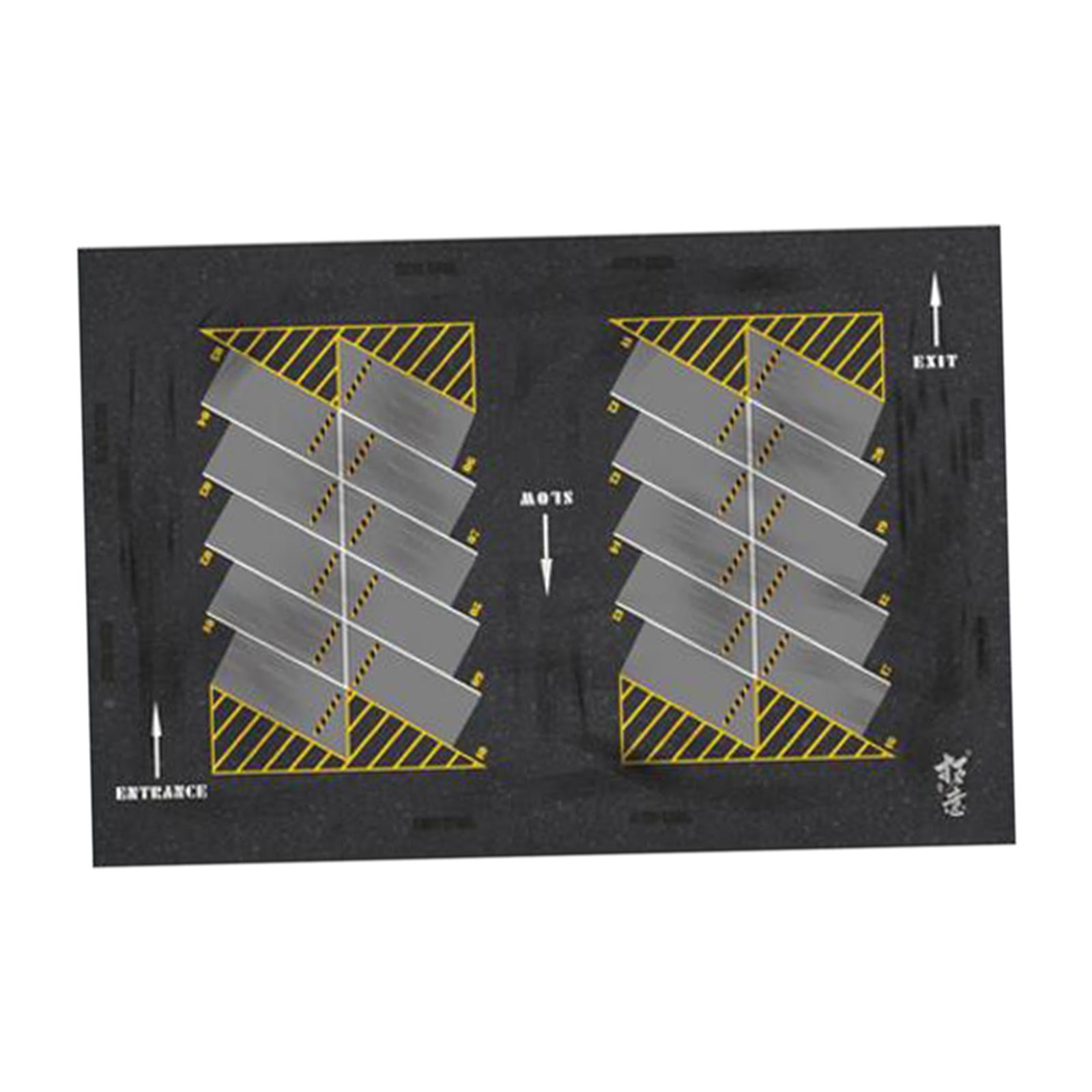 1/64 Scale Parking Lot Model Car Diecast Garage for Diecast Car Model ...