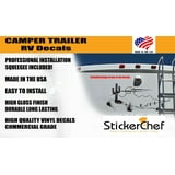 Horse Mountains RV Camper Replacement Decal Scene Trailer Stickers CT14 ...