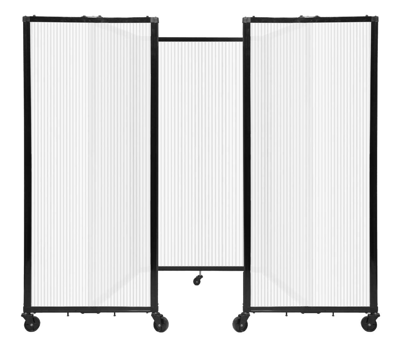 Versare Polycarbonate Room Divider 360 Portable Wall Partition ...