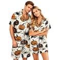 Bbyeadc Halloween Pajamas for Women Starry Themed Print Short Sleeve ...
