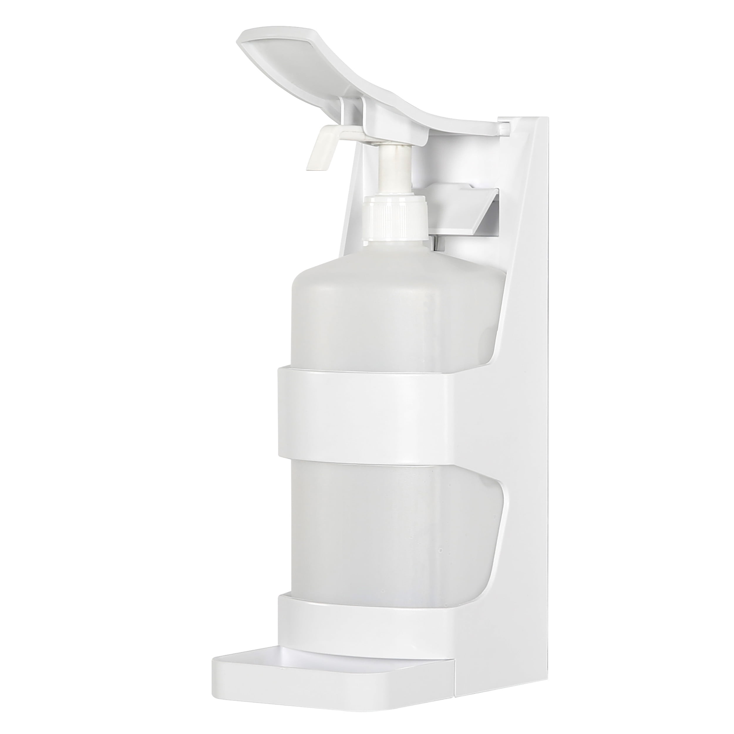 M&T Displays Wall Glass Mounting Sanitizer Dispenser 1000 mL. (33.8 oz ...