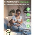 Panda Night Light Squishy, 50Hrs Battery Kids Nightlight, Tap Control 2 ...