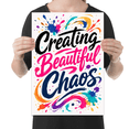 Creating Beautiful Chaos Abstract Art - Creative Mindset - 13x19 Poster ...