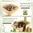 Cactus Tree Condo Tower for Indoor Cats, 52in Multi-Level Tree with 2 ...