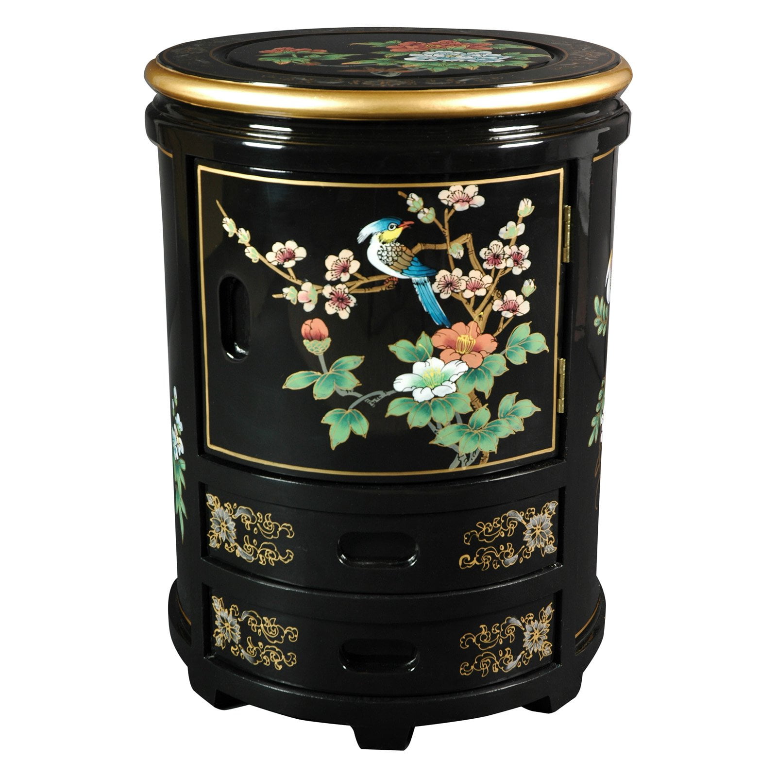 Oriental Furniture Japanese Stool - Walmart.com