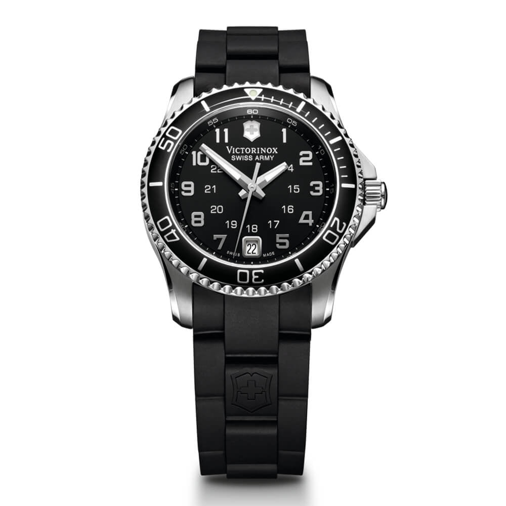 Swiss Army 249067 Women's Maverick GS Rubber Strap Swiss Watch ...