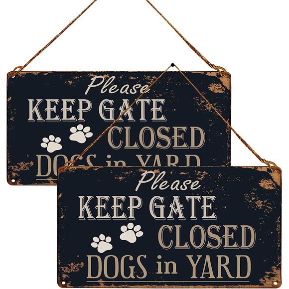 Keep Dog Off Lawn Sign