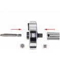 FUGee-2 in 1 Drive Thumbwheel Ratchet & Wobble Socket Extension Bar and ...