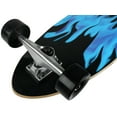 Krown Pintail Longboard Blue Flame 9" x 43" - Walmart.com