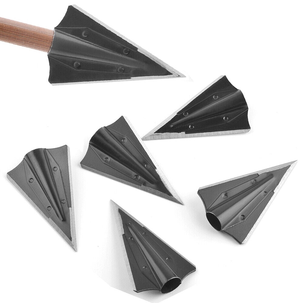 AME Pack of 12 90 Grain Archery Blade Broadheads Arrowheads Tips Bow ...