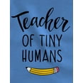 Tstars Women's Teacher of Tiny Humans Hoodie - Teacher Apparel for Back ...