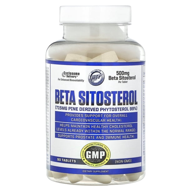 Suplemento Hi Tech Pharmaceuticals Beta Sitosterol 500 mg 90 ...