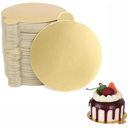 Cake Bases,Cardboard Cake Rounds Gold Dessert Displays,Disposable Cake ...